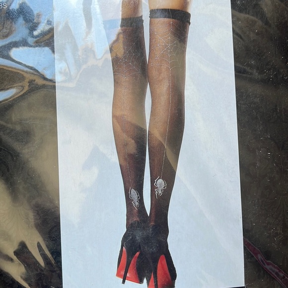 Leg Avenue | Other | Spider Halloween Costume Sexy Thigh High Sheer ...